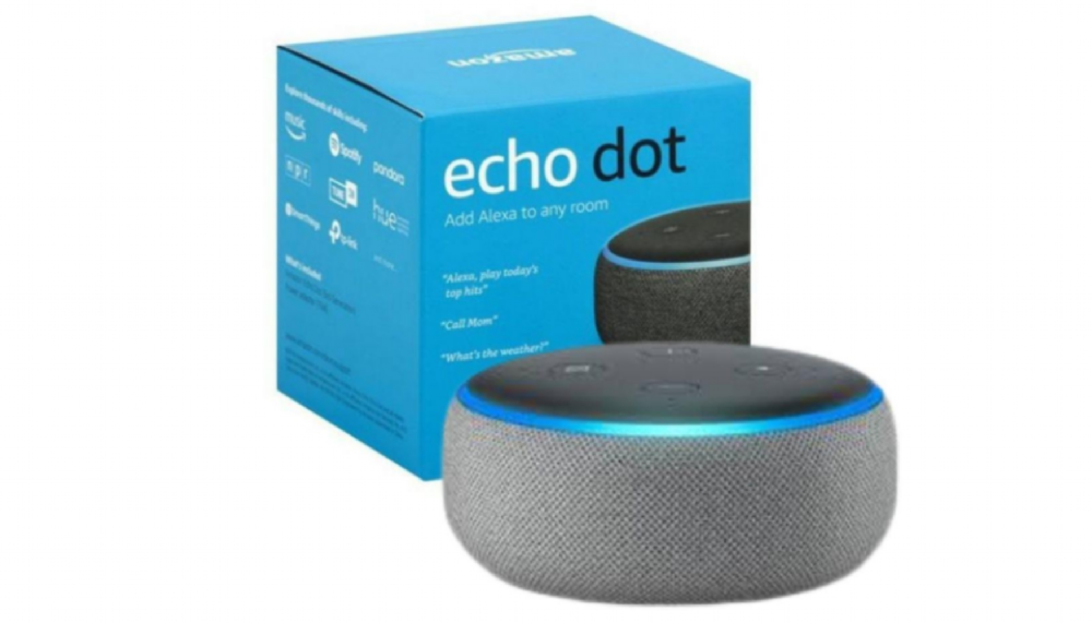 Amazon Echo Dot 3rd Gen Com Assistente Virtual Alexa Cinza 110v/240v