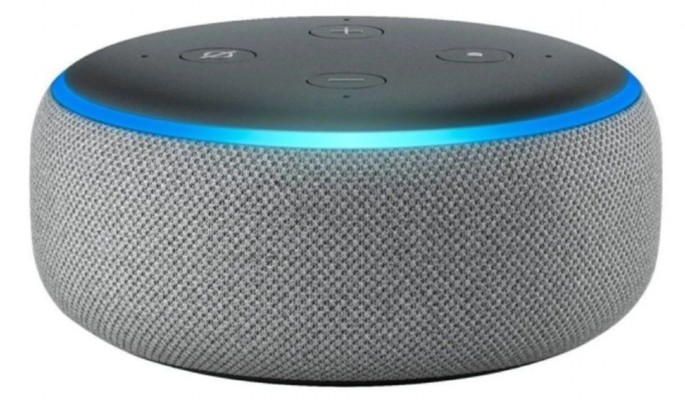 Amazon Echo Dot 3rd Gen Com Assistente Virtual Alexa Cinza 110v/240v