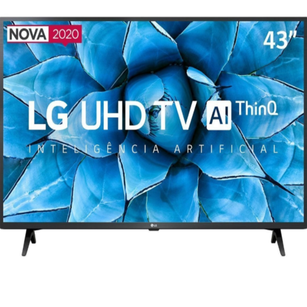 Smart TV 43'' LG 43UN7300 Ultra HD 4K 3 HDMI 2 USB Wi-Fi Inteligência